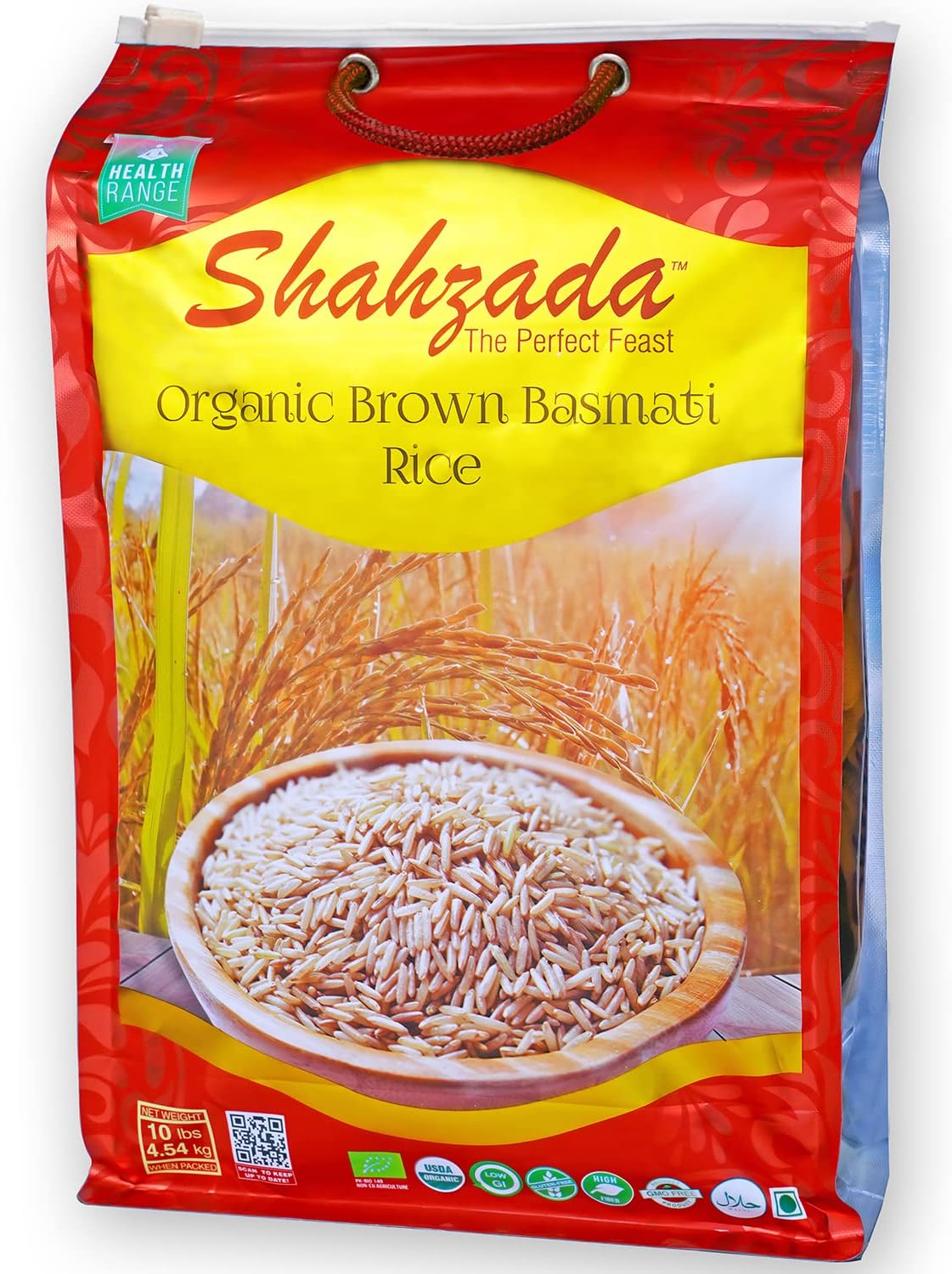 Amazon.com : USDA Organic Brown Basmati Rice by Shahzada Foods – High ...