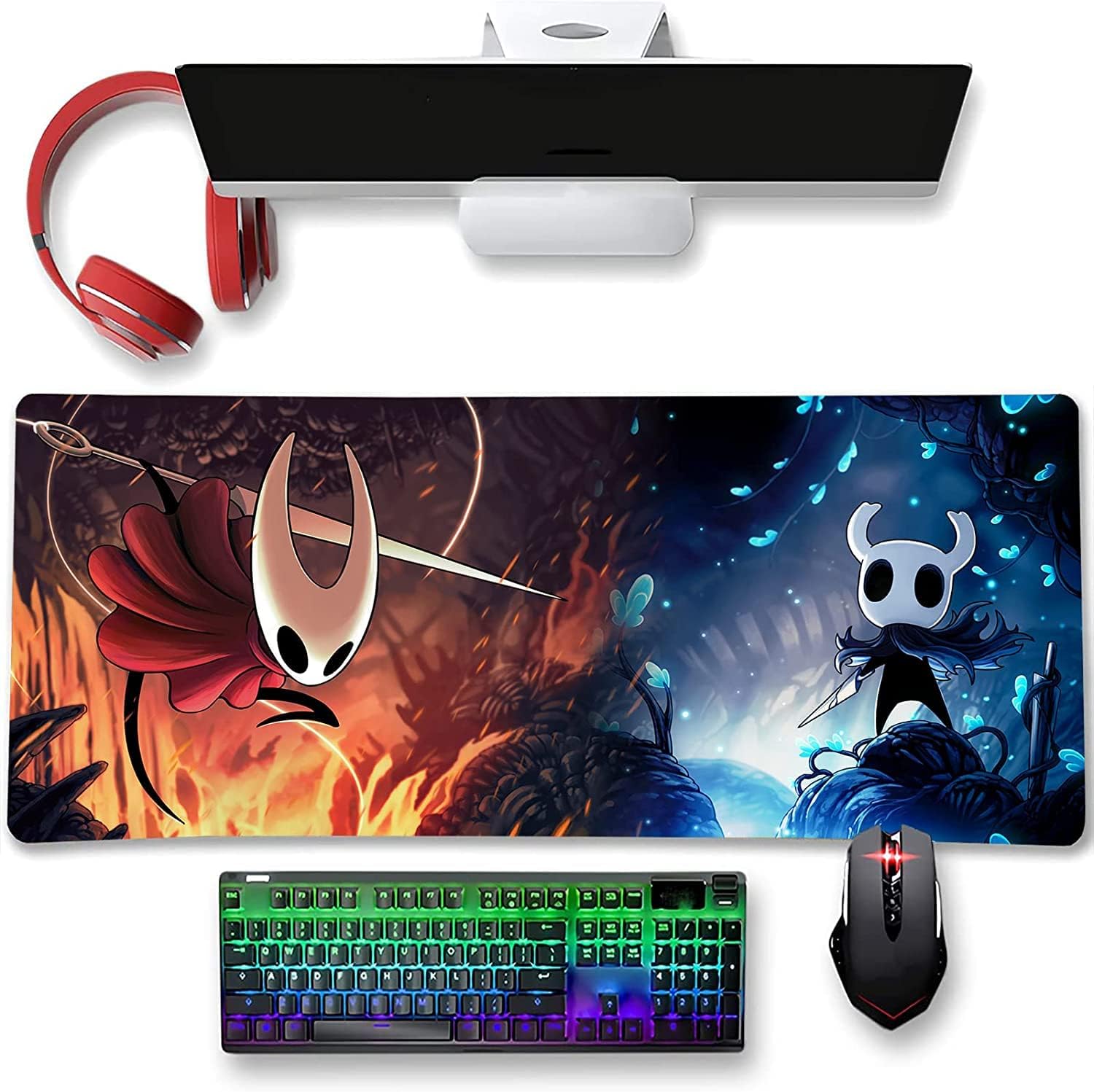 Amazon.com: Mouse Pads Hollow Knight Mouse Pad Large Computer Carpet ...