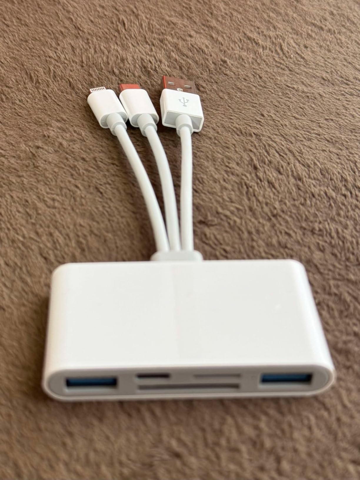 Amazon.co.jp: SDカードリーダー 6in3 Phone/Type C/USB SDカードカメラリーダー Amzstar【2025最新強化版】USB/SD/TF変換アダプタ OTG ...