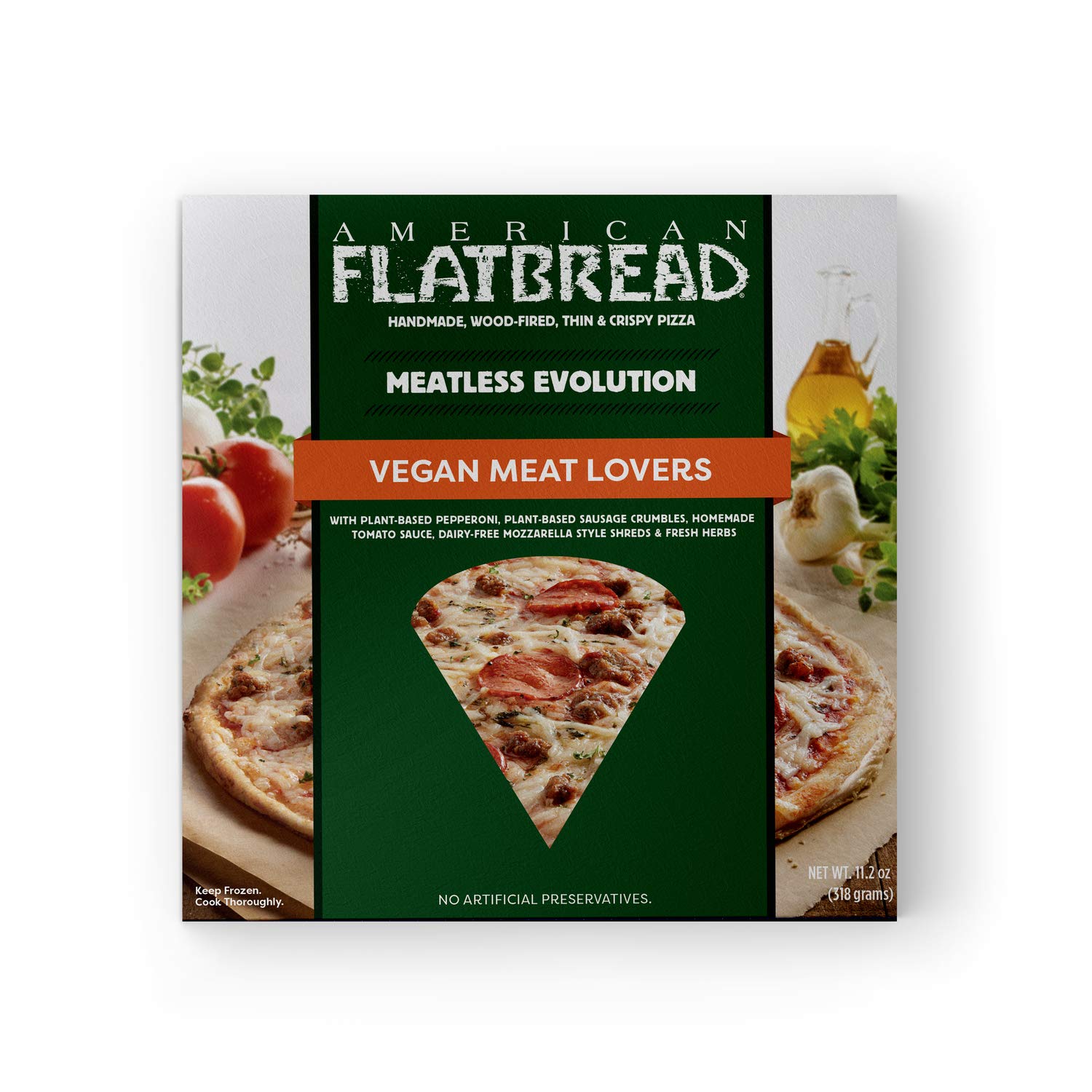 Amazon.com: American Flatbread Plant-Based Vegan Meat Lovers Pizza ...