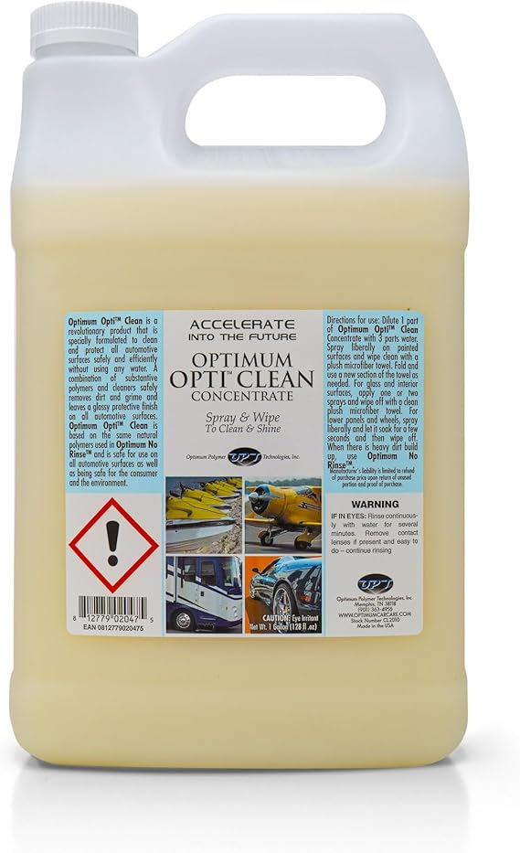 Amazon.com: Optimum Opti-Clean Waterless Wash and Protect ...
