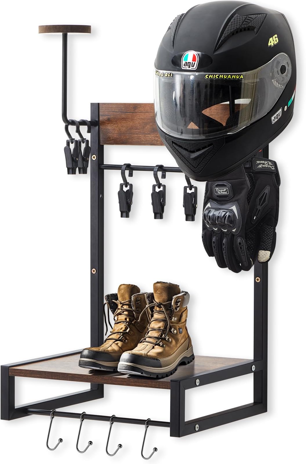 Amazon.com: SailStart Motorcycle Helmet Holder Wall Mount,Motorcycle ...