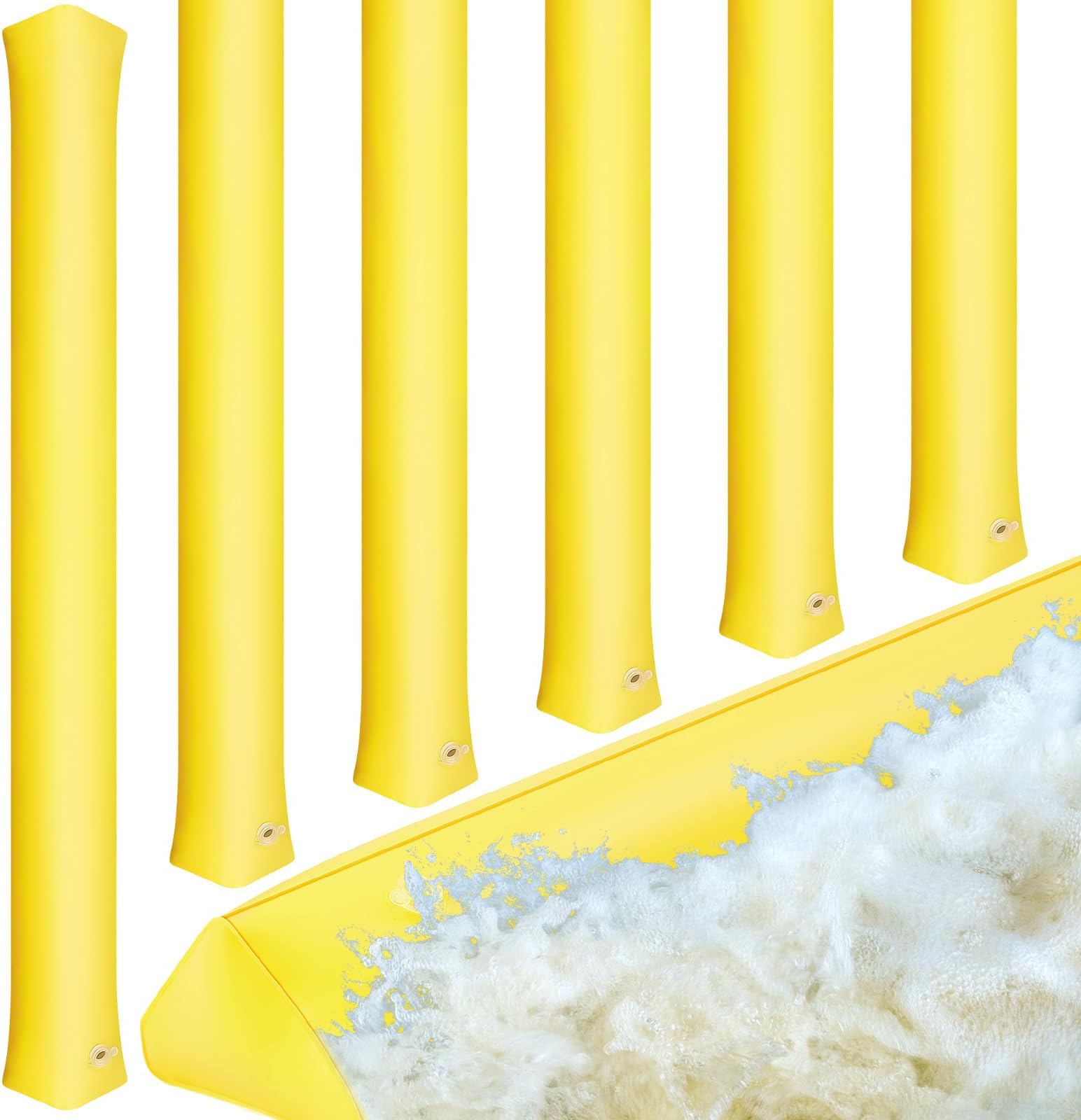 Amazon.com: Amylove 6 Pcs PVC Inflatable Flood Barriers for Home ...