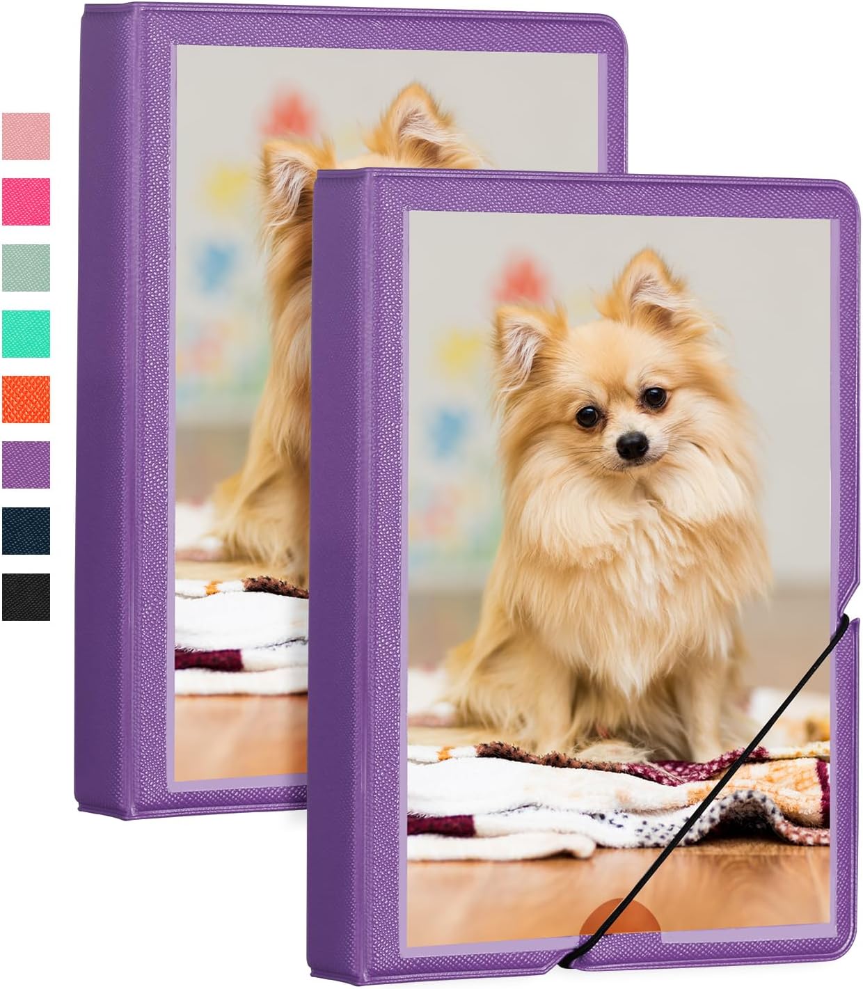 Amazon.com: Lifting 2 Pack Small Photo Album 4x6 28 Pockets Plastic 4 x ...