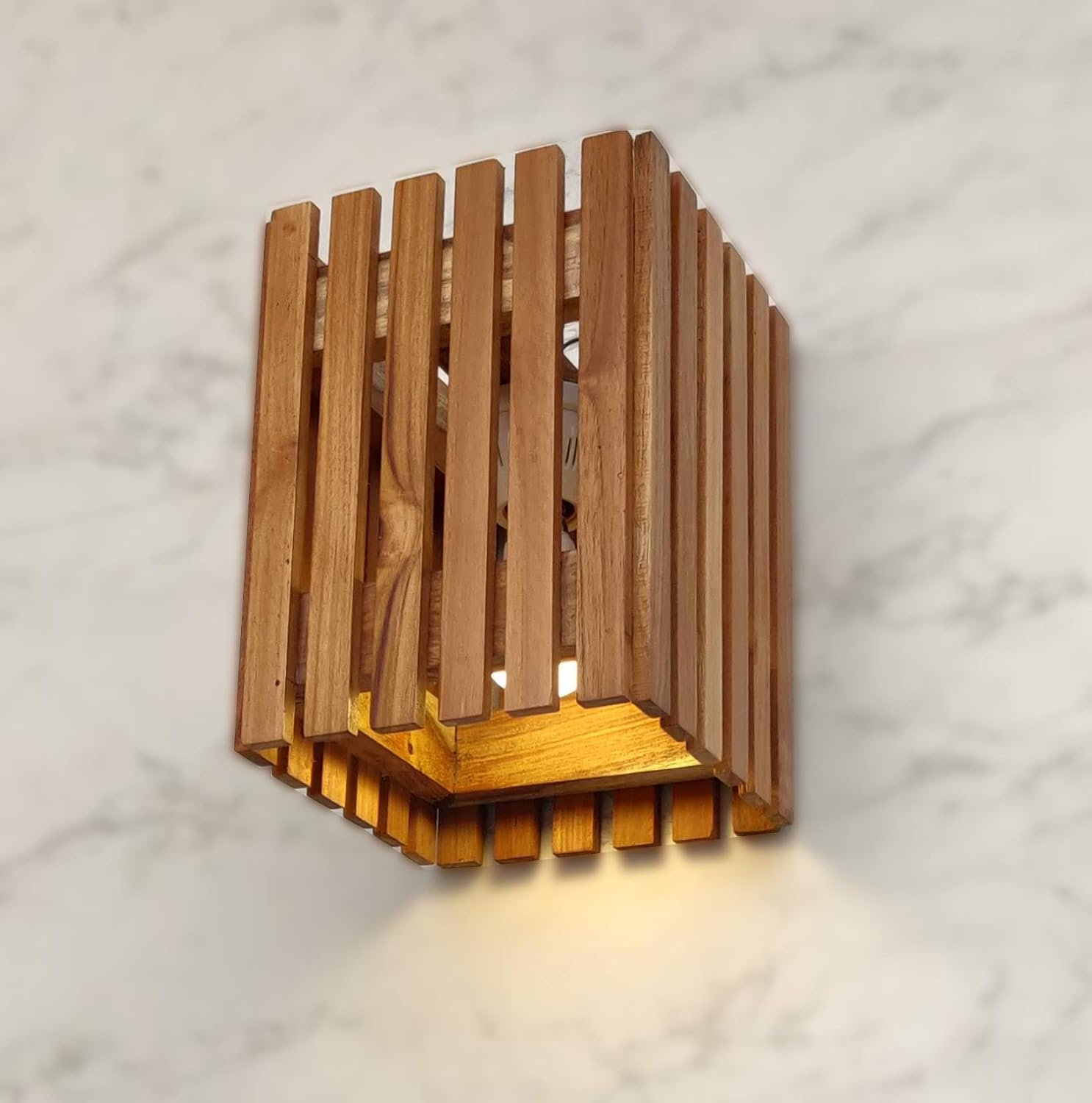 Pipe Piper Wooden Lamp (Without Light Bulb) : Amazon.in: Home & Kitchen