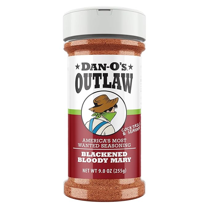 Amazon.com : Dan-O's Outlaws Blackened Bloody Mary Seasoning, 9 oz ...