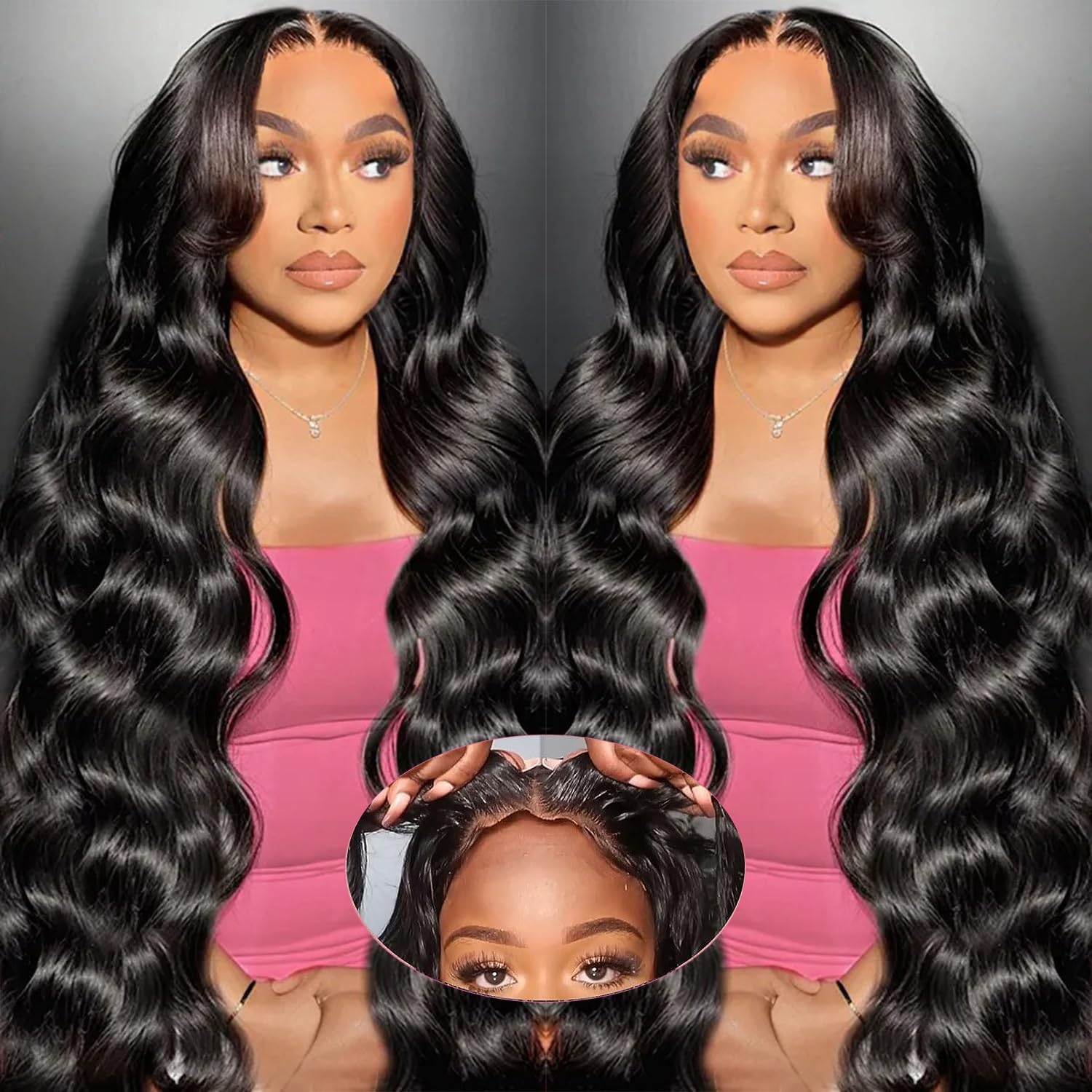 Amazon.com: Wear and Go Glueless Wigs Human Hair 5x5 HD Lace Closure ...