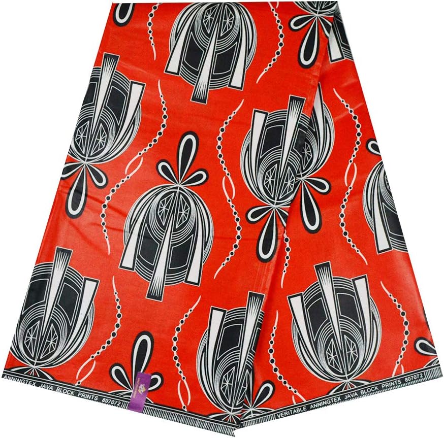 Amazon.com: Veritable Super Java Wax Prints African Wax Fabric for ...