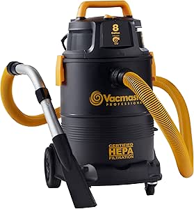 Vacmaster Pro - Aspiradora de filtración Hepa certificada de 8 galones ...