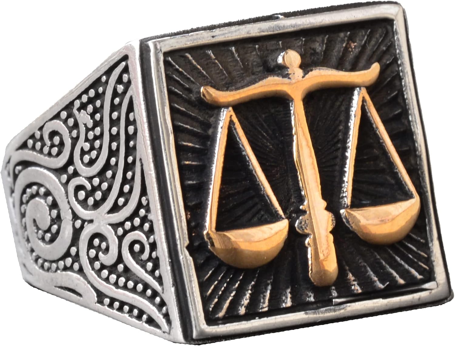 Amazon Anillo De Plata De Ley 925 Para Hombre Anillo De Escalas