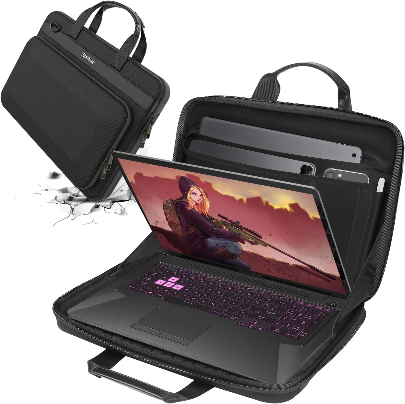Amazon.com: Smatree Heavy Duty Hard Case for 16 inch Lenovo Legion Pro ...