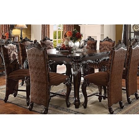Amazon.com - Acme Dresden Double Pedestal Dining Table in Cherry Oak ...