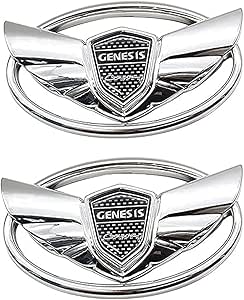 Amazon.com: BerFosa for Genesis 2 Pieces Logo Front+ Trunk Stickers ...