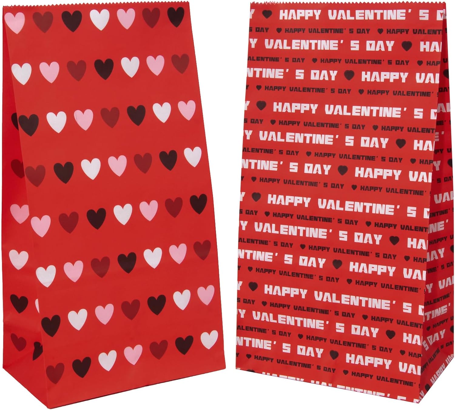 Amazon.com: Picatu 30 Pcs Valentines Day Gift Bags for Kids Classroom ...