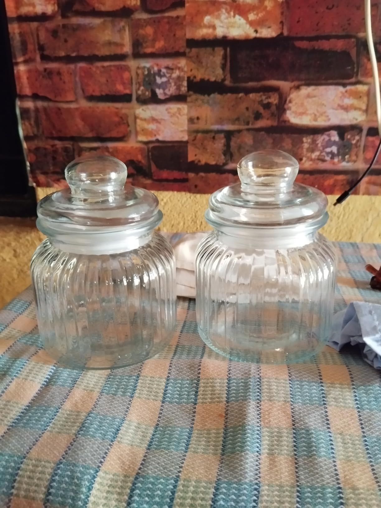 Buy Amazon Brand - Solimo Glass Mimosa Jar 650 Ml | Set Of 4 ...