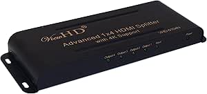 Amazon.com: ViewHD Advanced HDMI Power Splitter Support 1080P & 3D (1x4 ...
