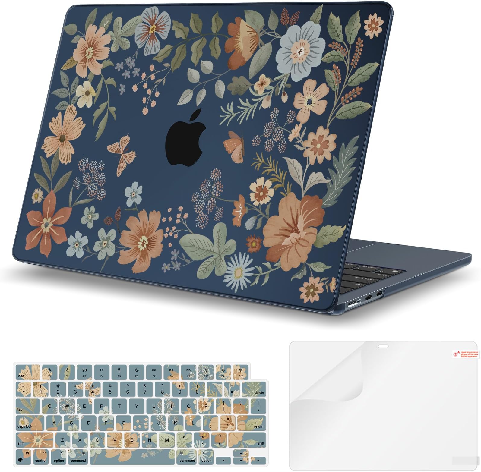 Amazon.com: Macaset [Official Midnight] for MacBook Air 15 inch Case M4 ...