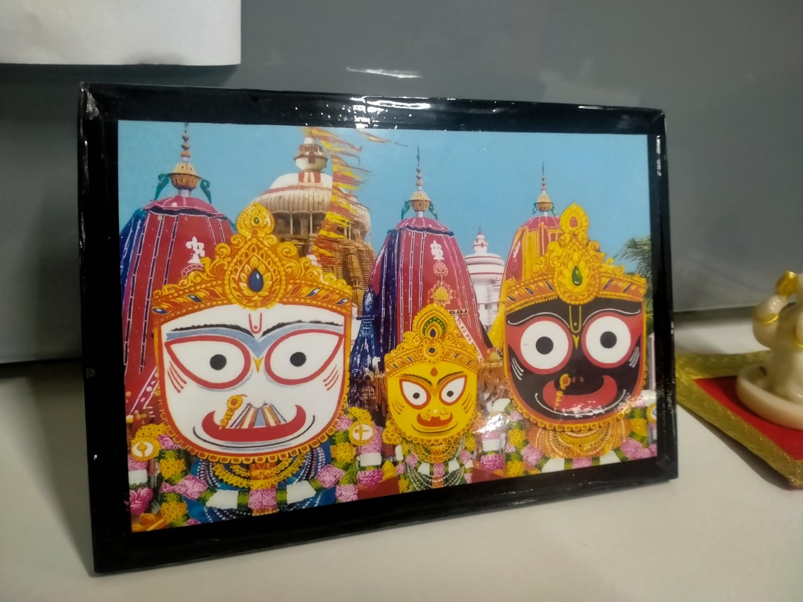 Unyque Jagannath Photo with Frame | Best for Table Decor, Puja, Wall ...