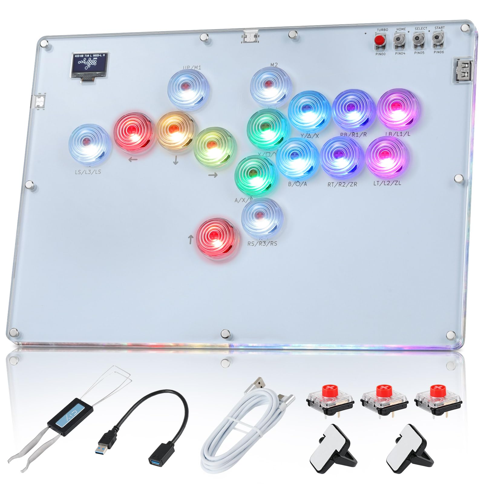 Moko Haute 42 Leverless Arcade Stick 16keys All Button Gamerfinger Leverless