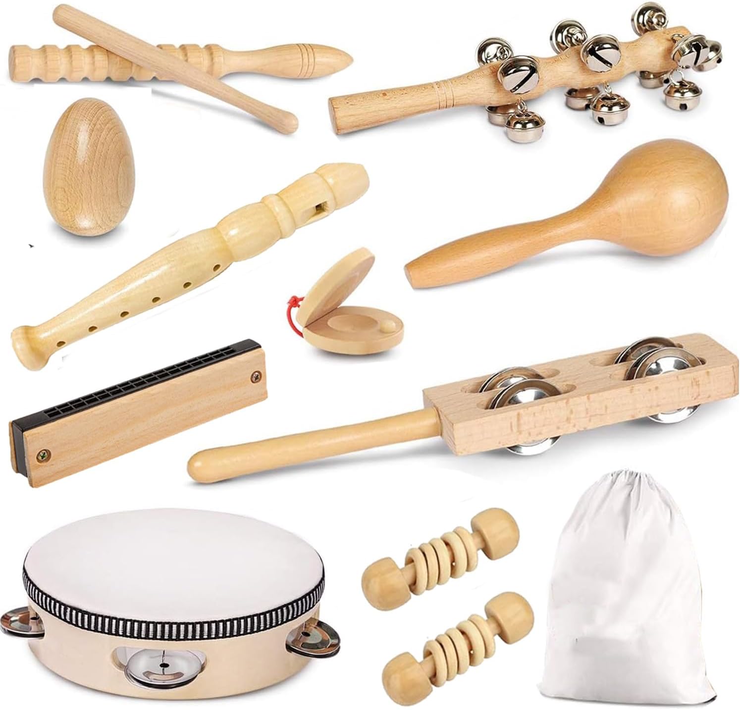 Toddler Musical Instruments International Natural Wooden Percussion ...