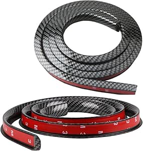 Amazon | Quikaboo フェンダー モール オーバーフェンダー フェンダーモール アーチモール 車検 汎用 1.5m 2個セット カーボン | モール | 車＆バイク