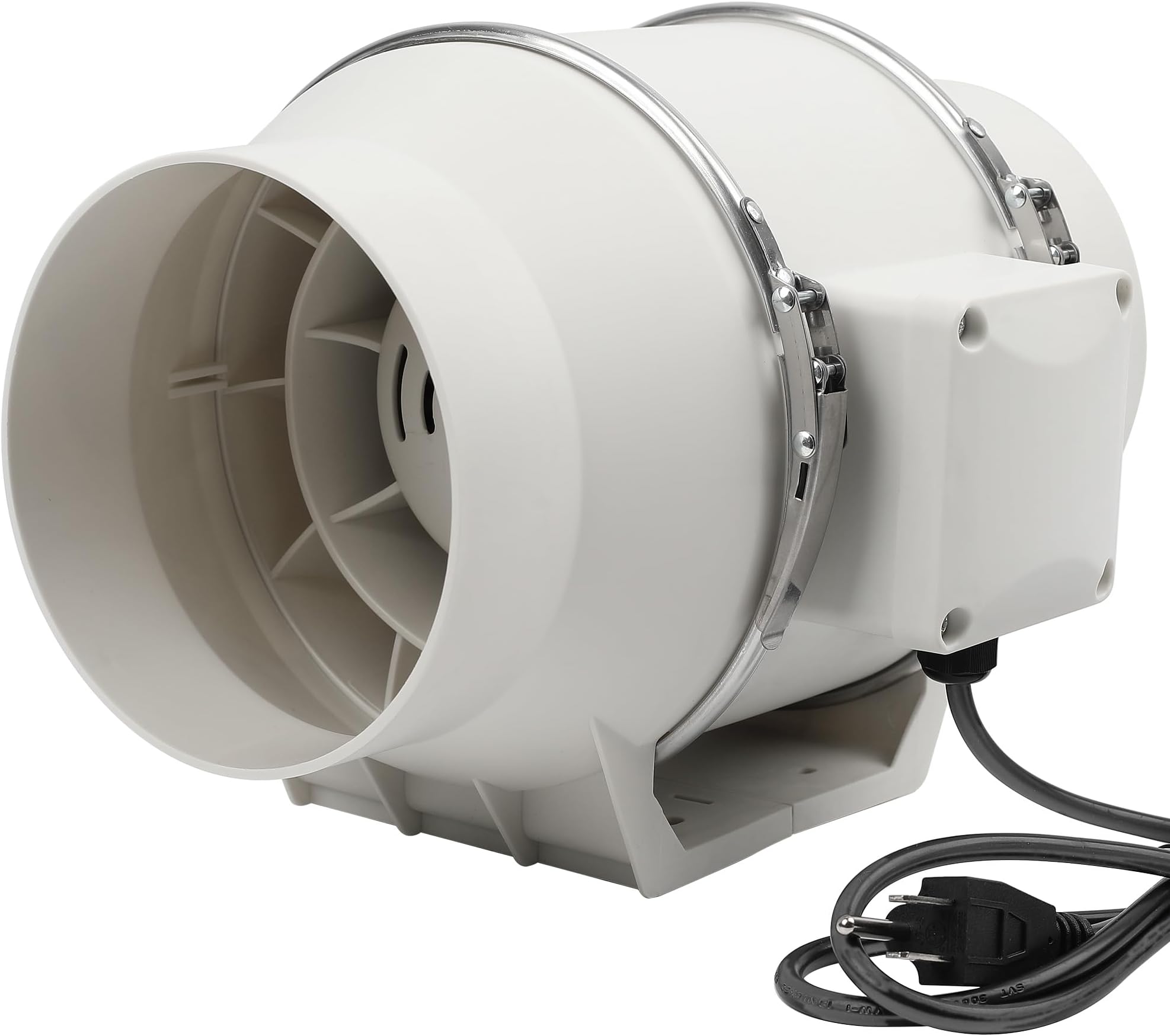 iPower 6" 300 CFM Ventilation Inline Booster Duct Fan Quiet Only 31 dB ...