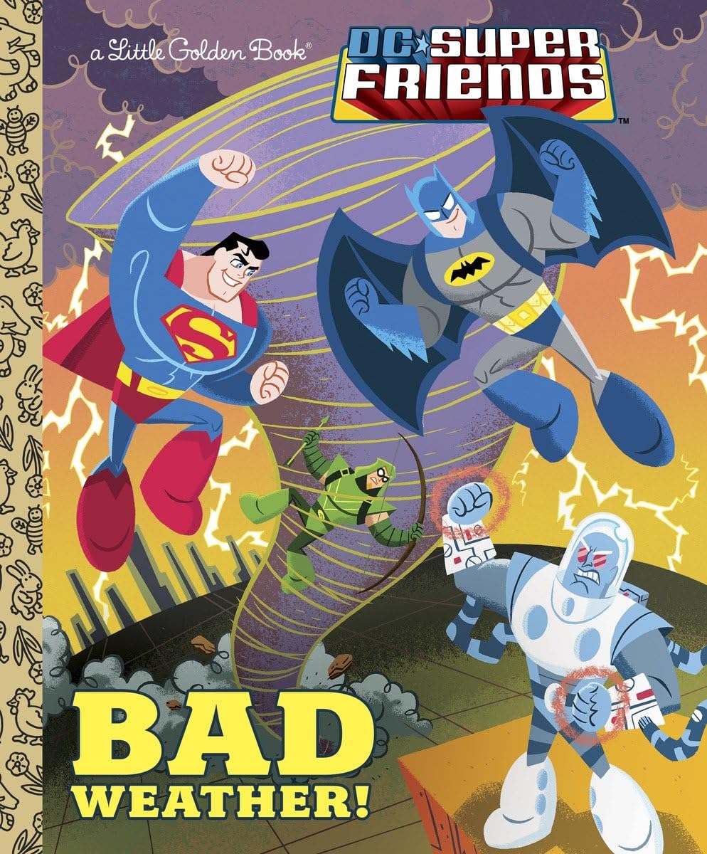 Amazon | Bad Weather! (DC Super Friends) (Little Golden Book) | Berrios ...