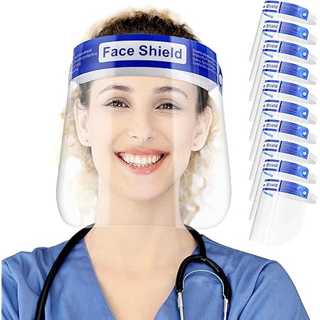 OMK 2 Pcs Reusable Face Shields (FaceShield_S_2Pack) - - Amazon.com