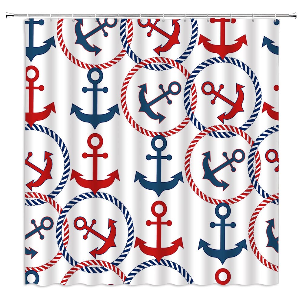 Red Anchor Background