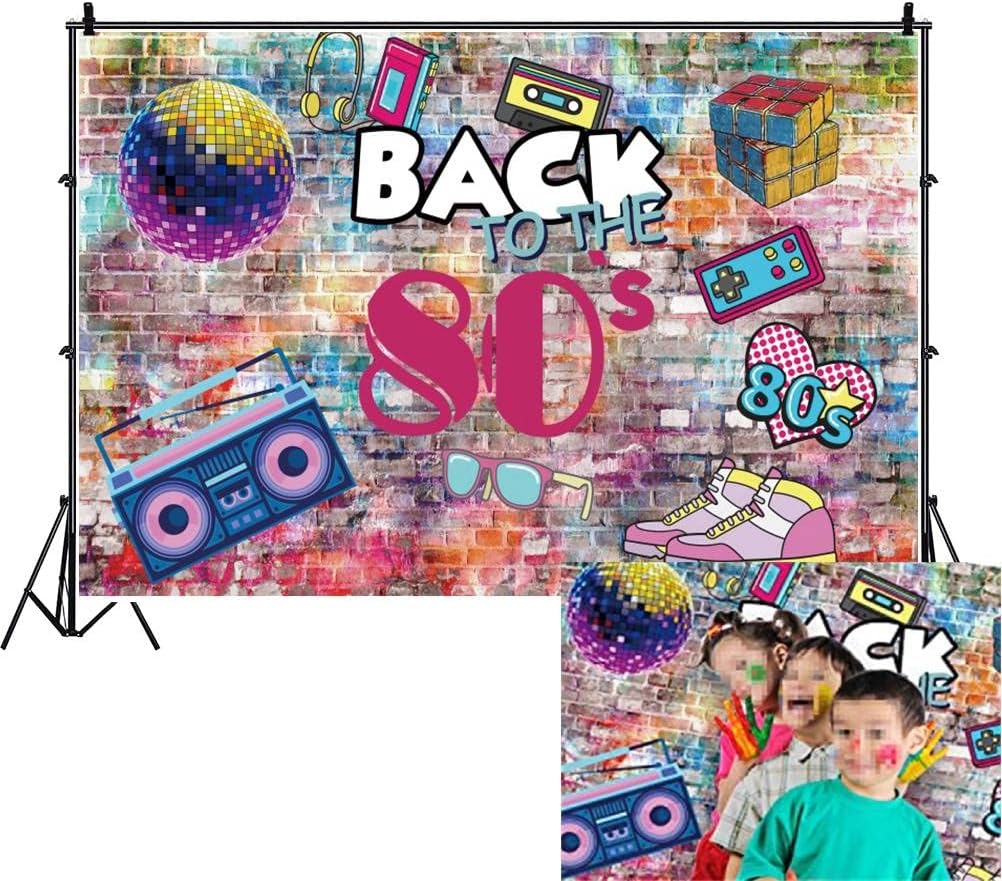 Amazon.com : LFEEY 7x5ft 80s Backdrop for Parties Photoshoot Graffiti ...