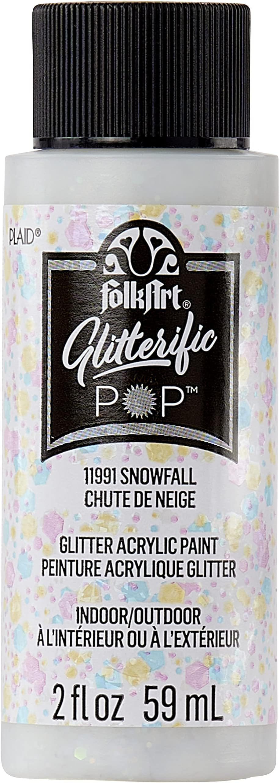 Amazon.com: Glitter Acrylic Paint Set by Craft Smart 8 pcs : Arts ...