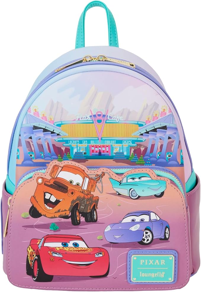 Amazon.com: Loungefly Disney Pixar Cars Mini-Backpack, Amazon Exclusive ...