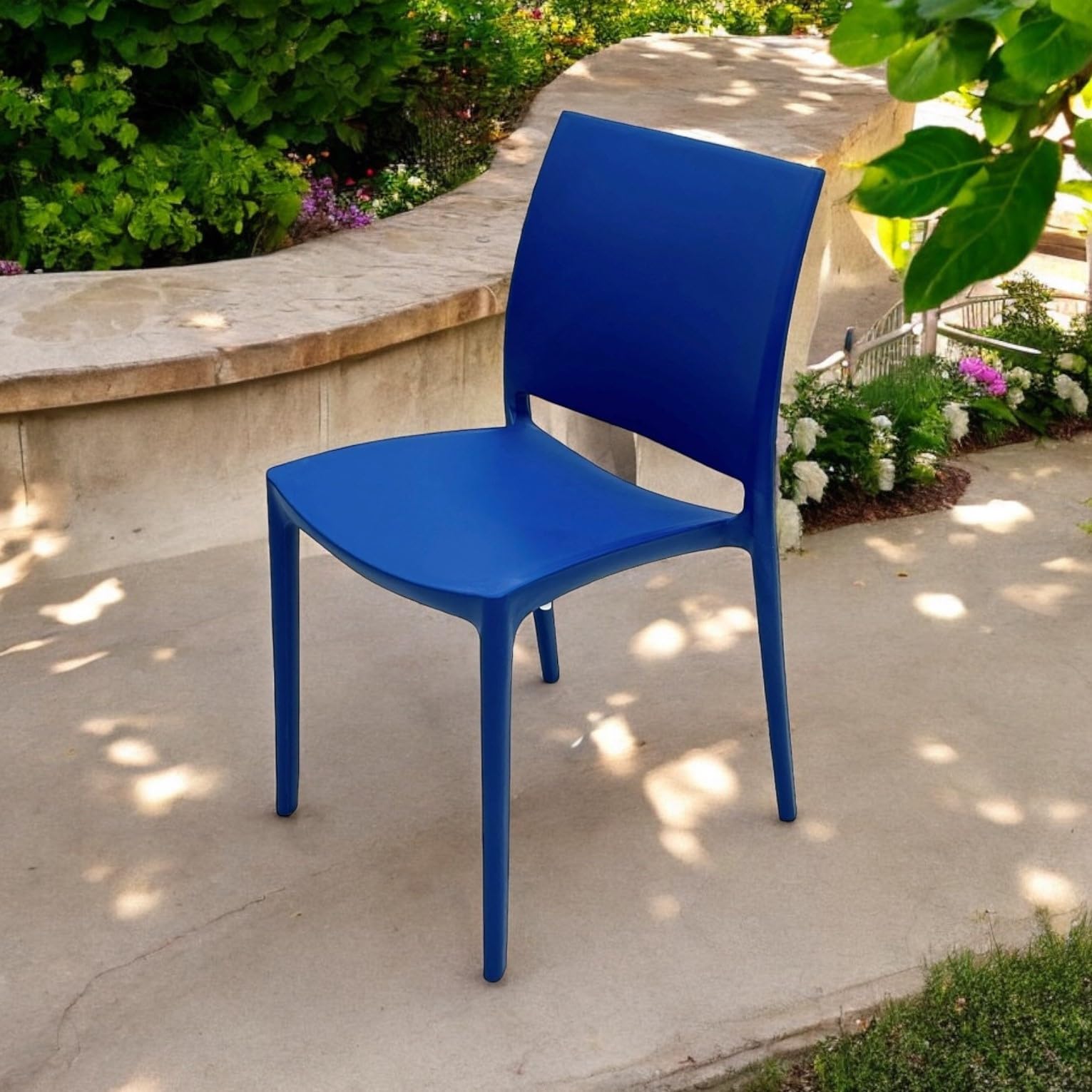 BE Furniture Blue Plastic Stacking Chairs, School Chairs, Restaurant ...