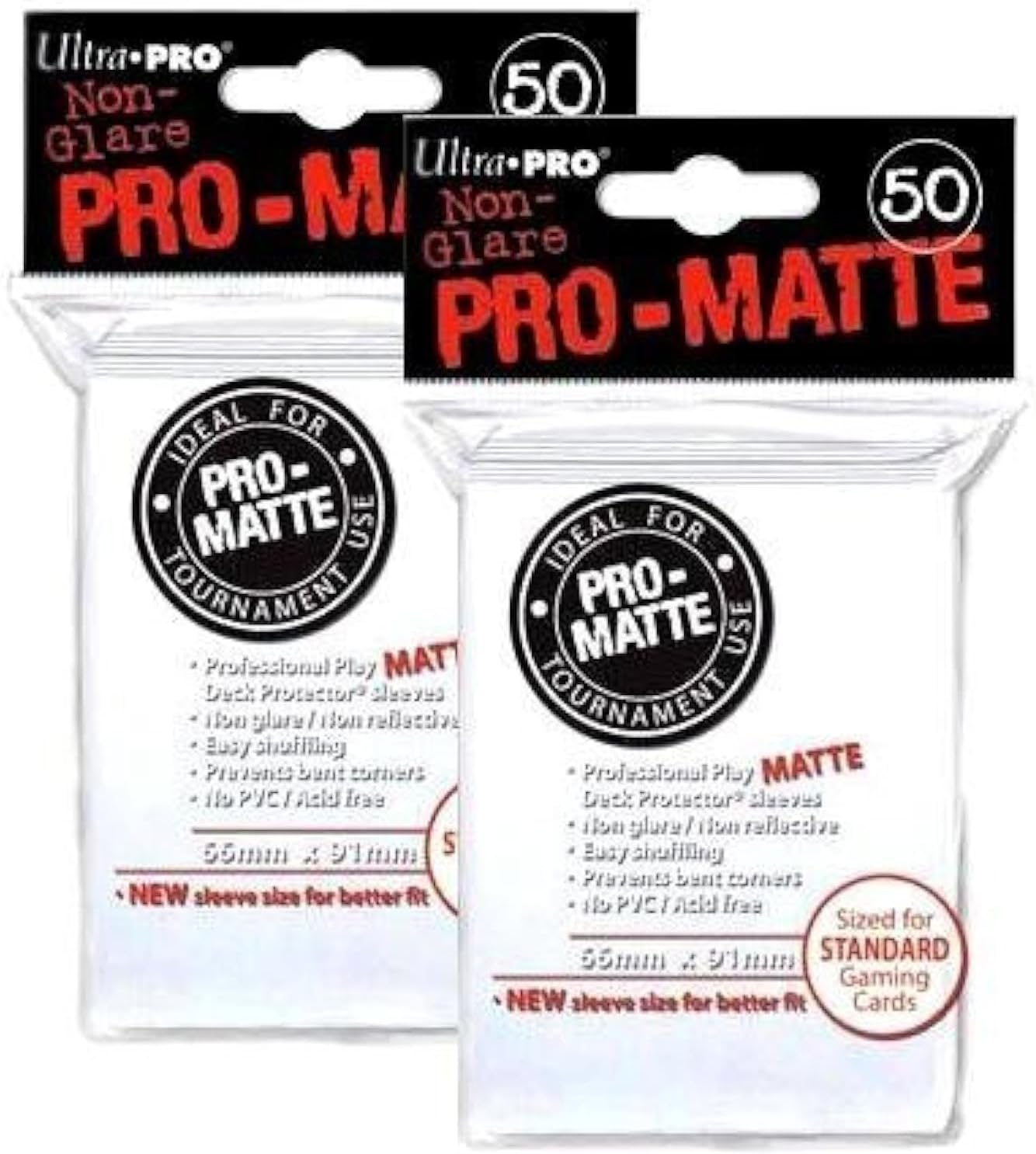 Amazon.com: Ultra Pro PRO-MATTE (100 Count) White Deck Protector ...