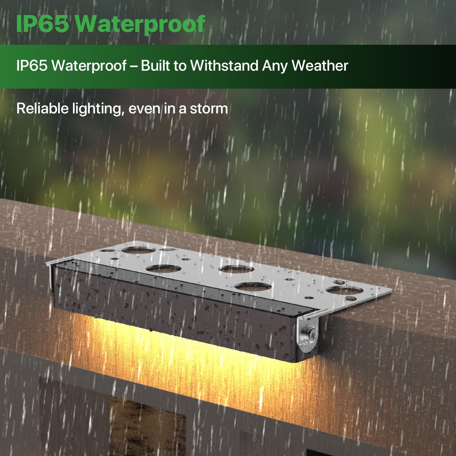 Snapklik.com : 2 Pack 7 Inch Retaining Wall Lights, 5W Outdoor Step ...