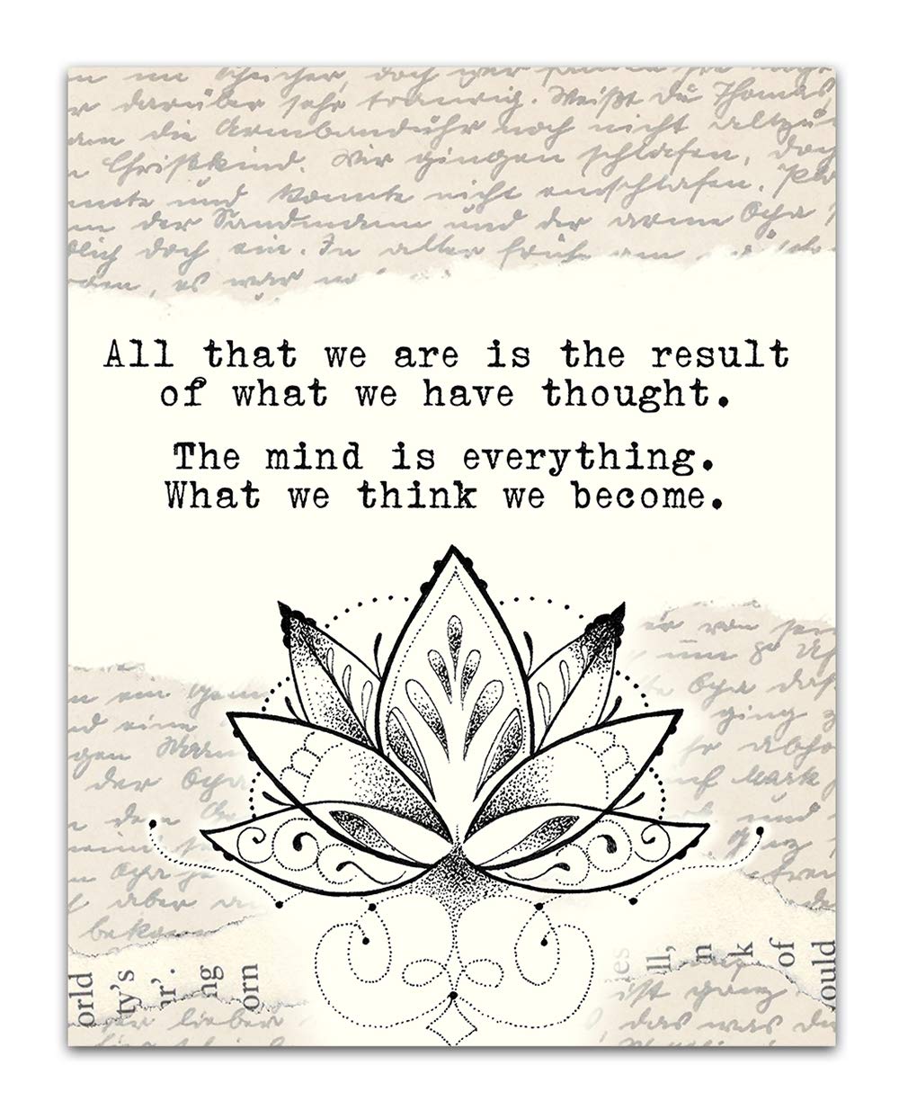 Lotus Flower Buddha Quote