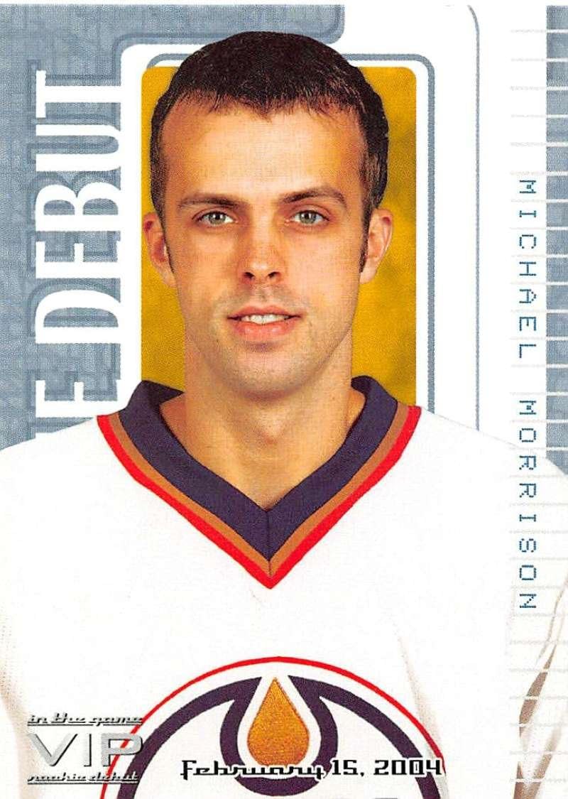 Amazon.com: 2003-04 In The Game VIP Rookie Debut #121 Michael Morrison ...
