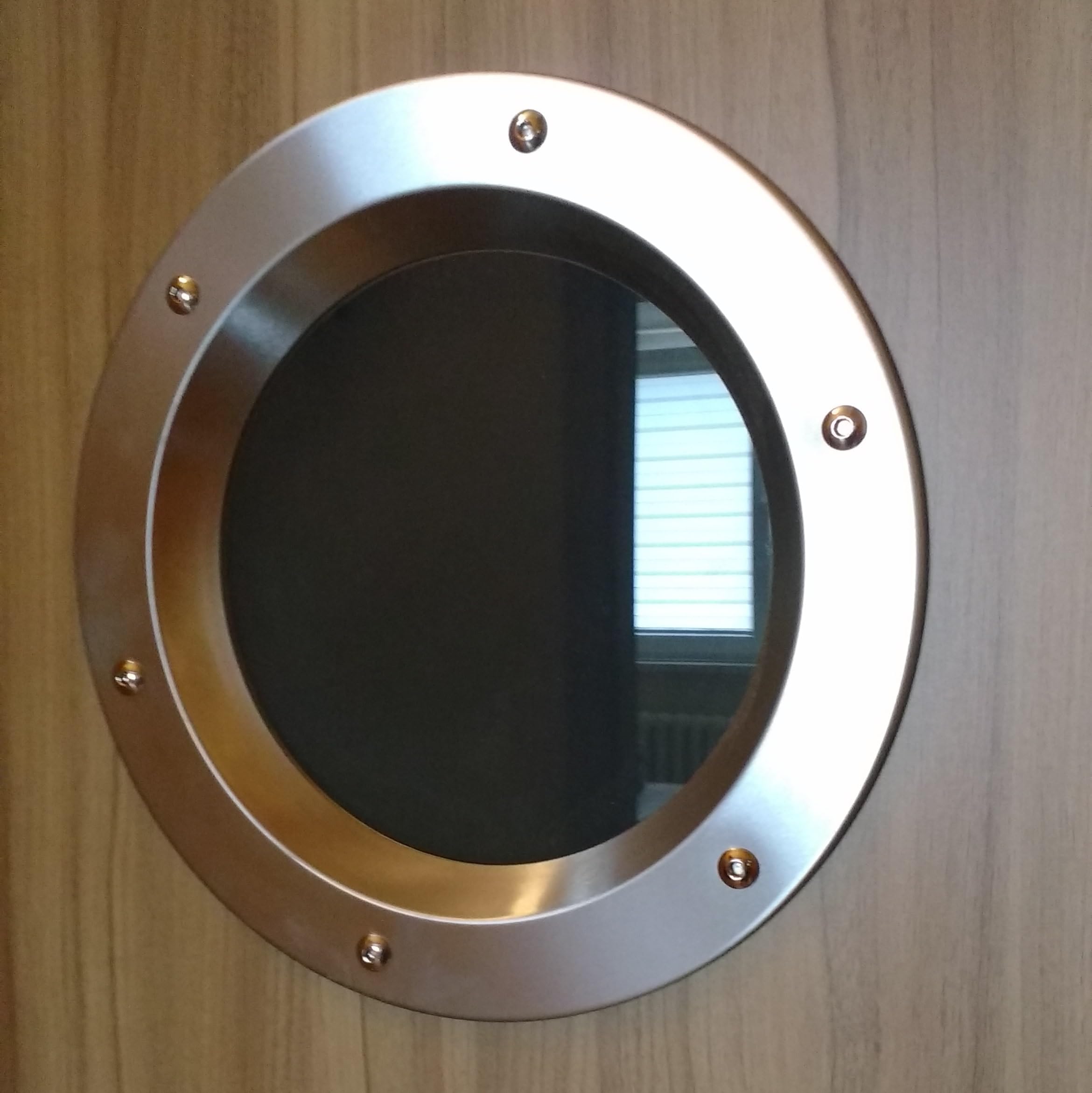 Porthole Window Stainless Steel for Door INOX 350 mm Glass Transparent ...