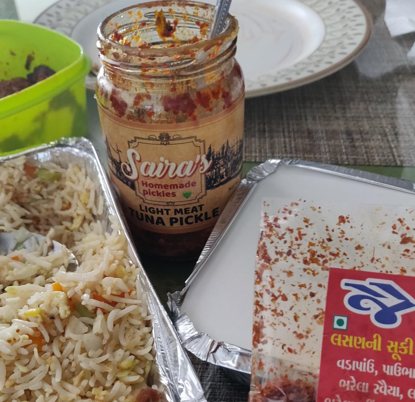 Saira's Homemade Tuna Fish Pickle Achaar, 300 Grams : Amazon.in ...