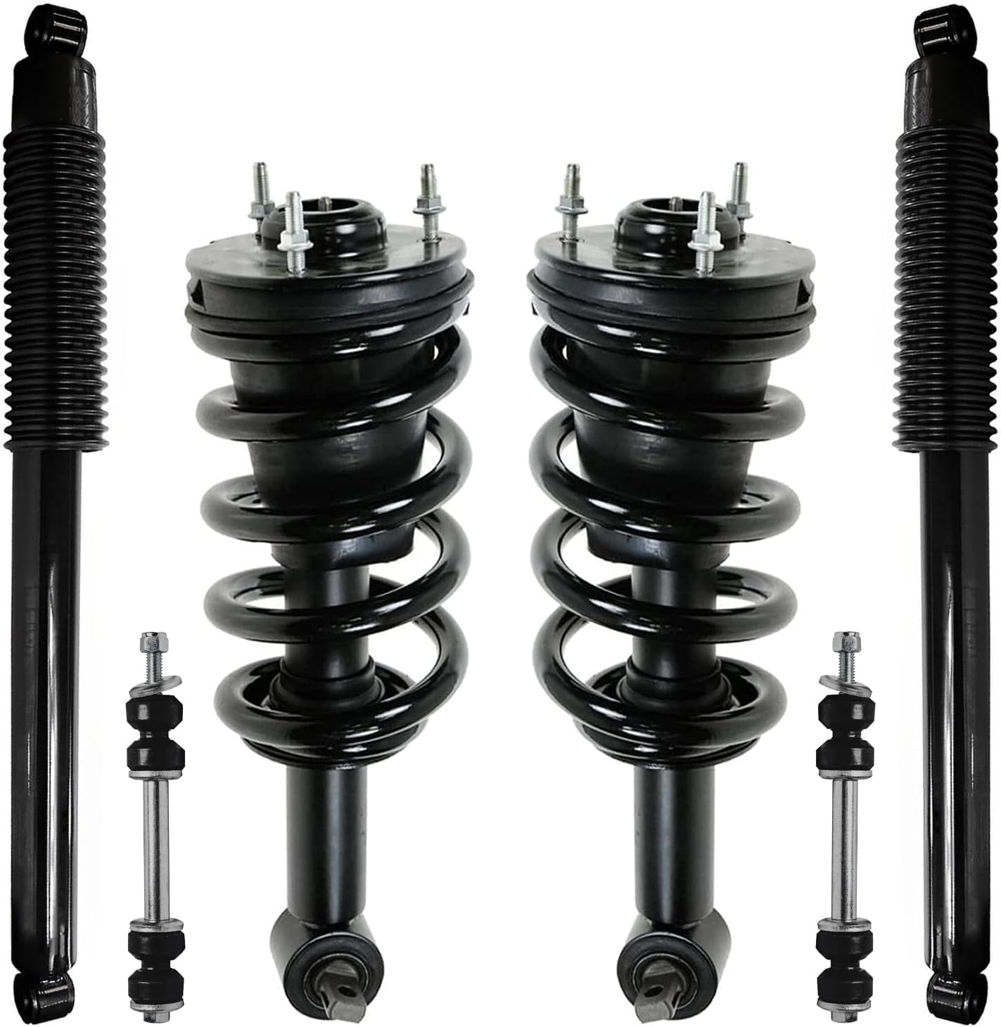 Amazon.com: Detroit Axle - Struts Shocks Kit for 2007-2013 Chevrolet ...