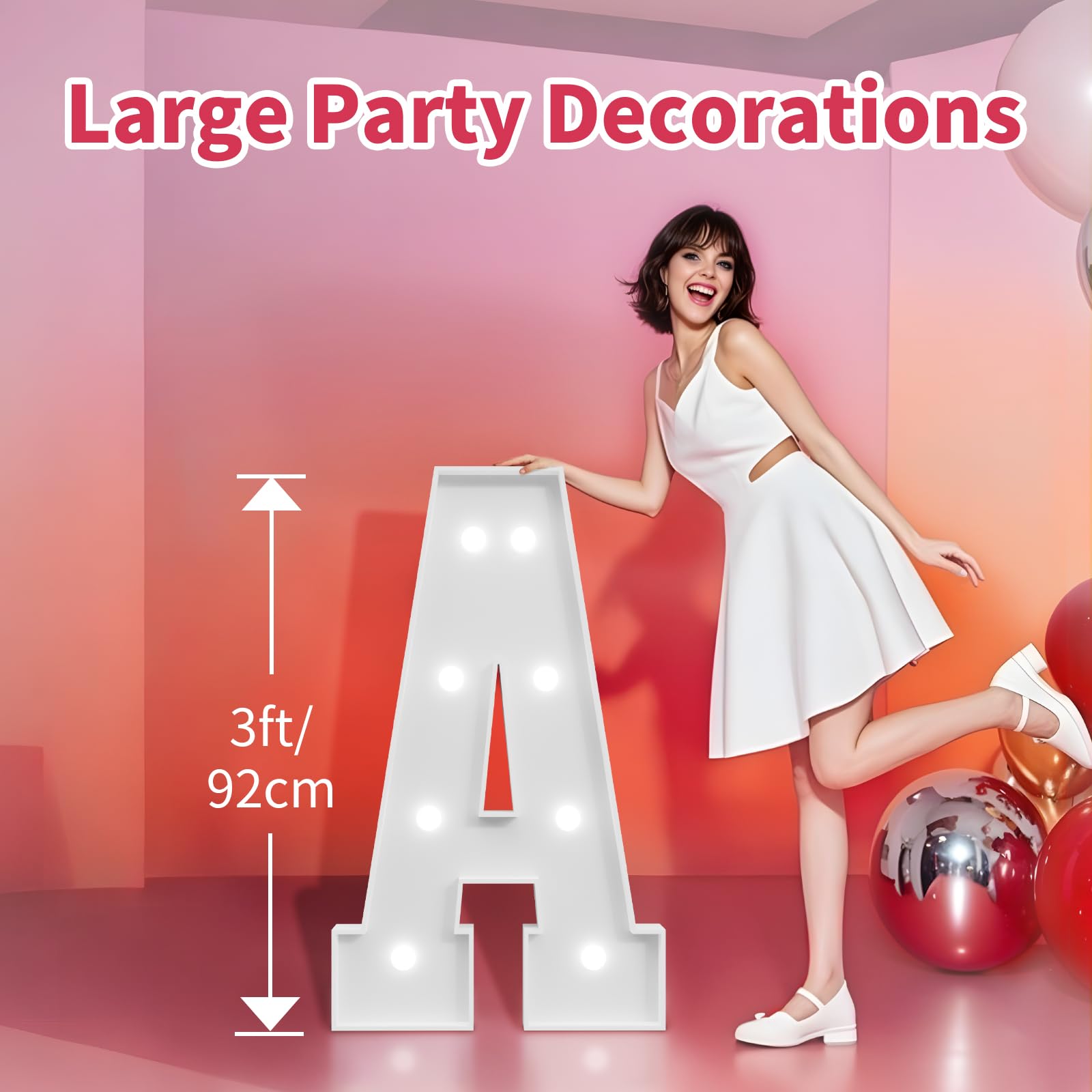 Snapklik.com : Marry Me Light Up Letters: Marquee Letters 3 Feet Tall ...