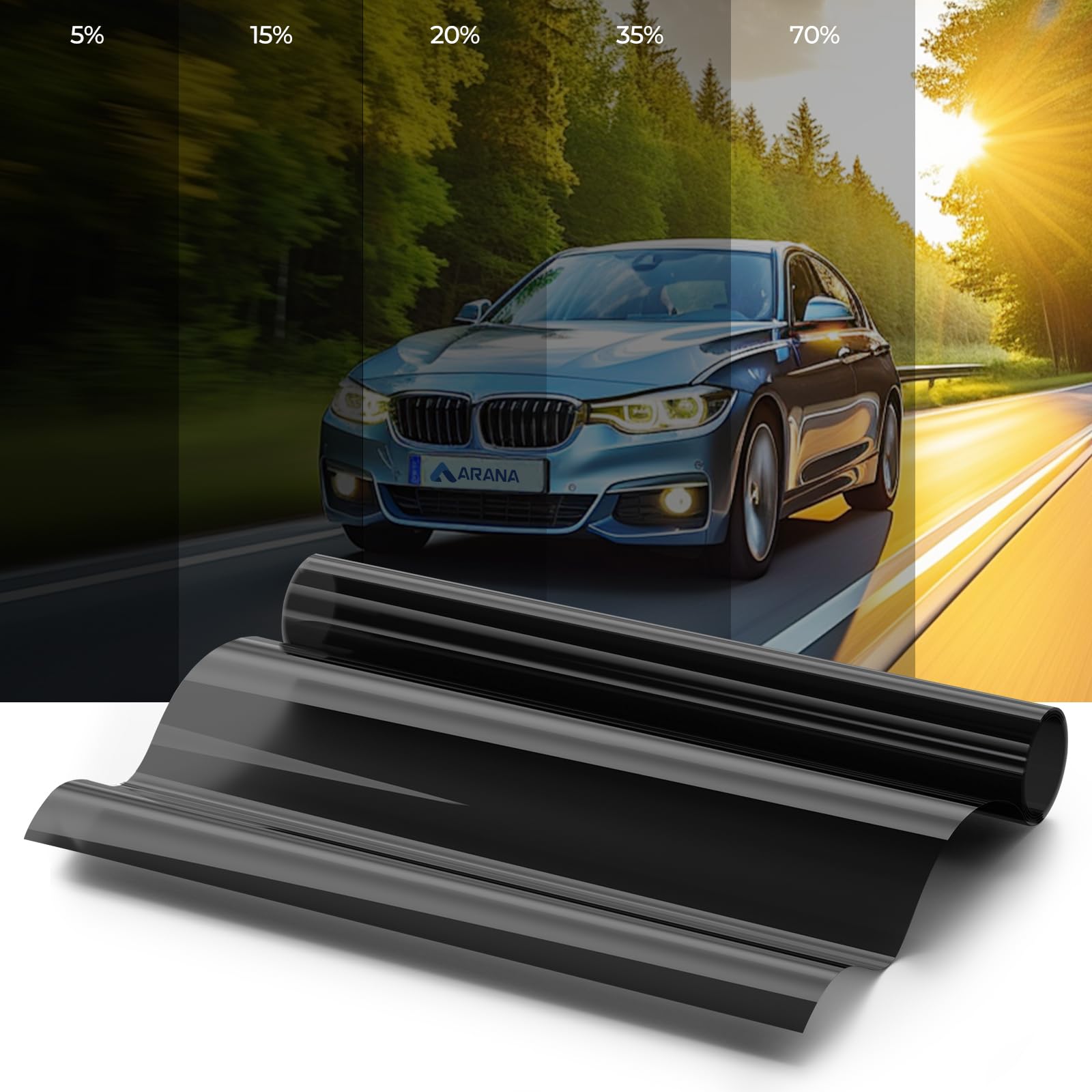 Snapklik.com : Car Window Tint Film, 20% Nano Ceramic Window Tint Roll ...