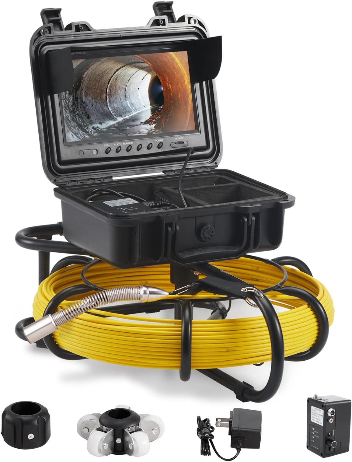 Amazon.com: Sewer Camera with Locator, 512Hz Sonde, Self-Leveling ...