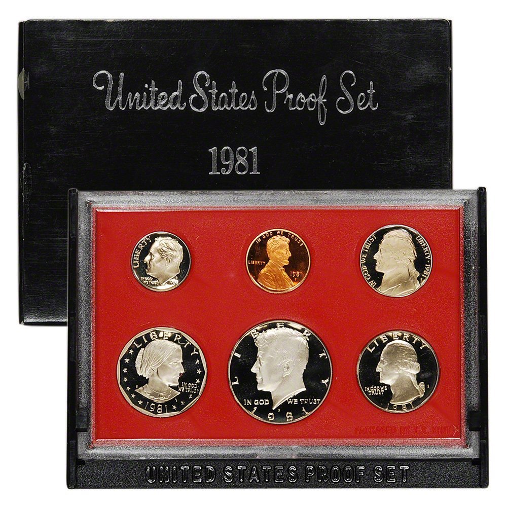 1981 S US Proof Set Superb Gem Uncirculated at Amazon's Collectible ...