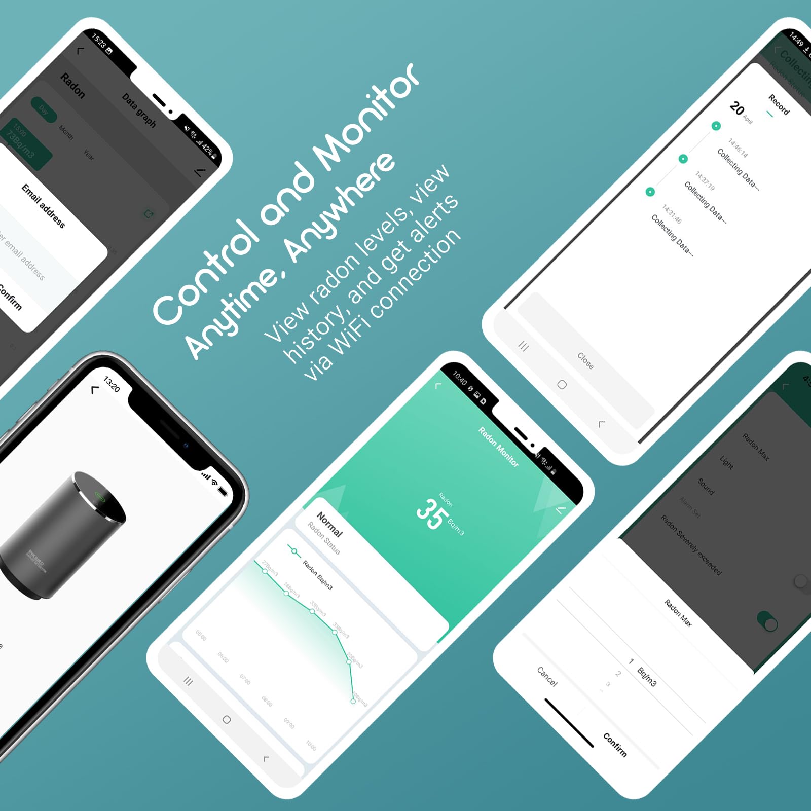 Snapklik.com : WiFi Radon Detector, Home Radon Monitor