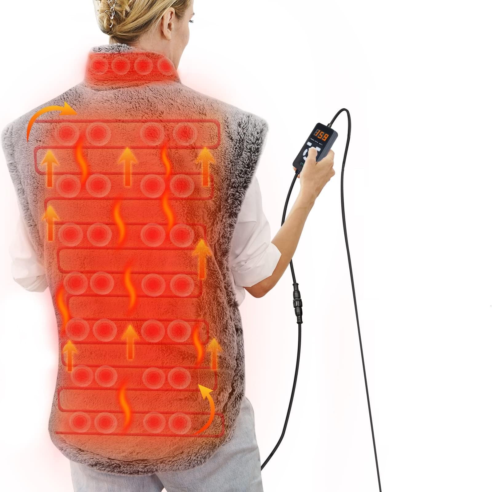 Snapklik.com : UTK Far Infrared Heating Pad For Neck Shoulder And Back ...
