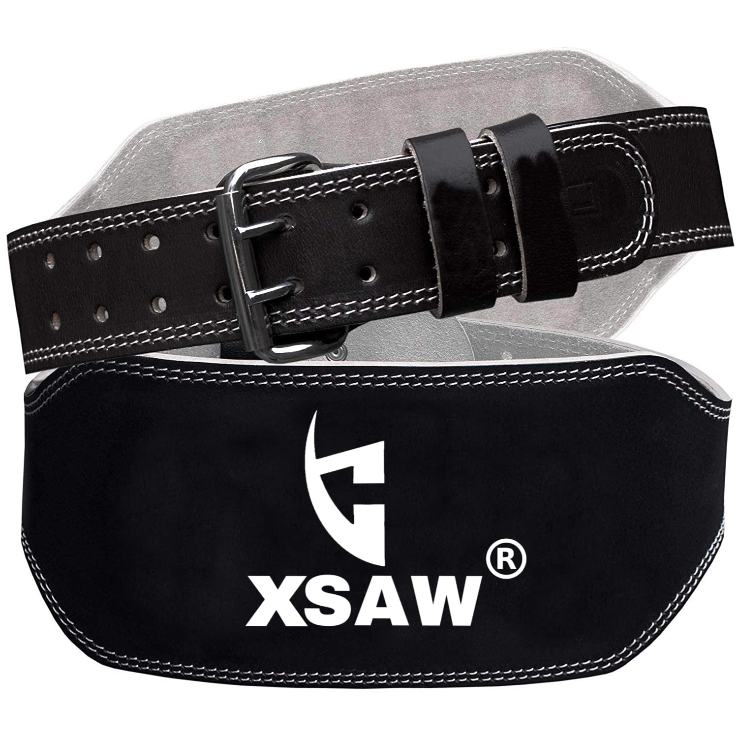 Buy XSAW Unisex Genuine Leather Weight Lifting Belt Body Fitness Gym ...