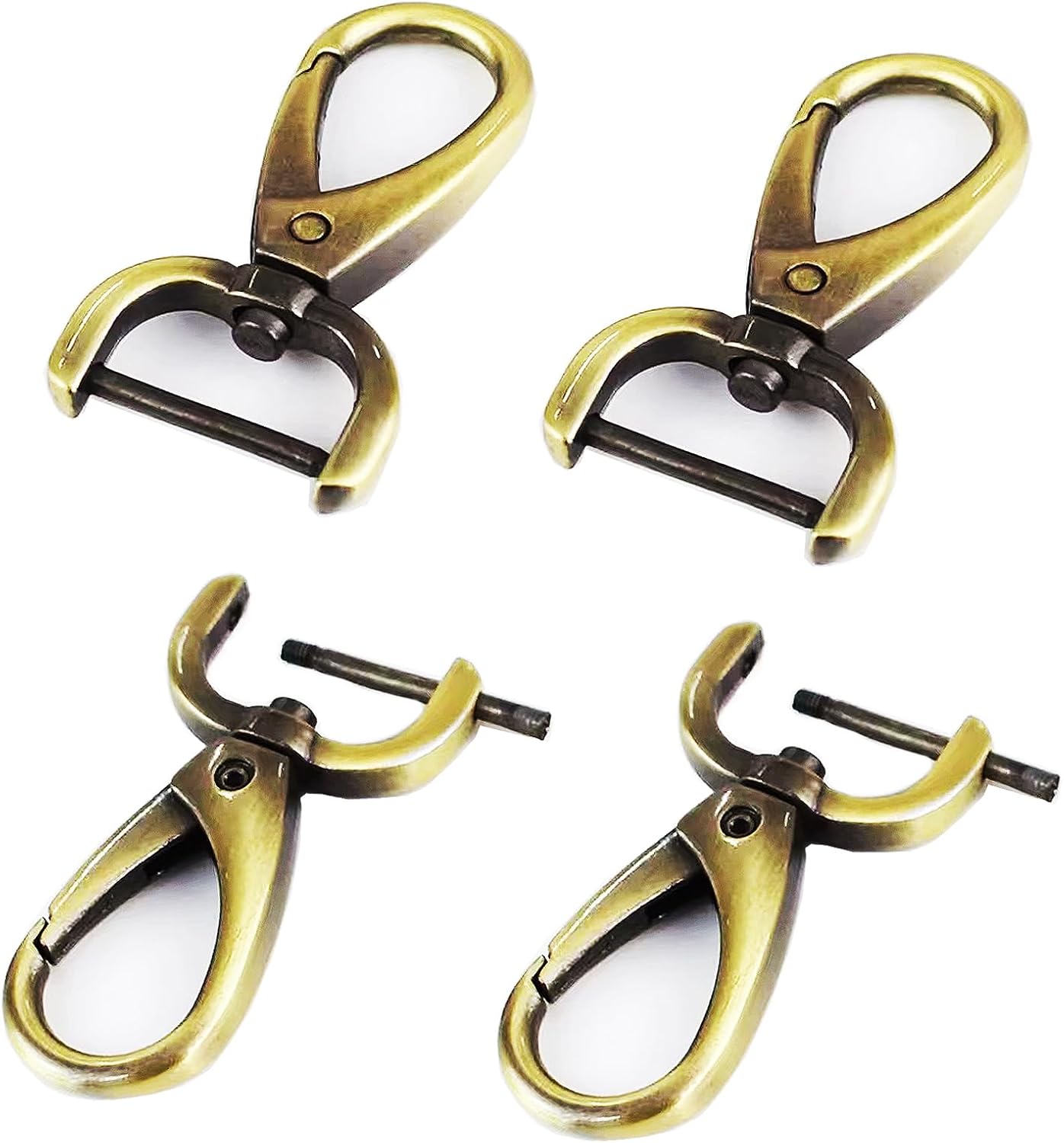 Amazon.com: Lobster Claw Clasp Snap Hooks Swivel Lanyard Clips 1 inch ...