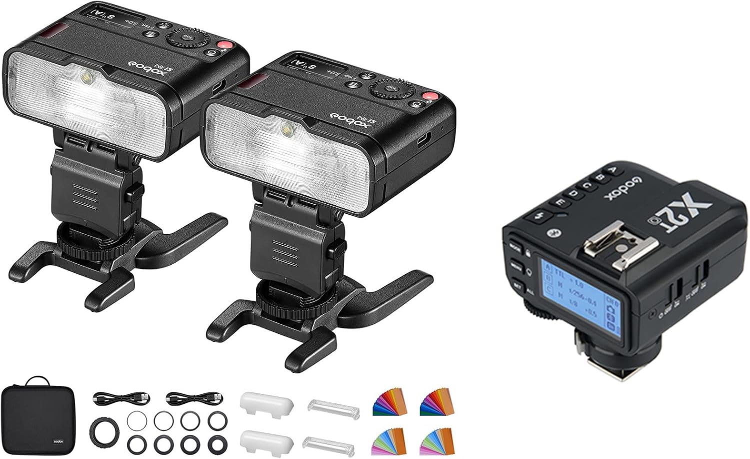 Amazon.com : Godox Macro Flash MF12-K2 Kit with Godox X2T-O 2.4G ...