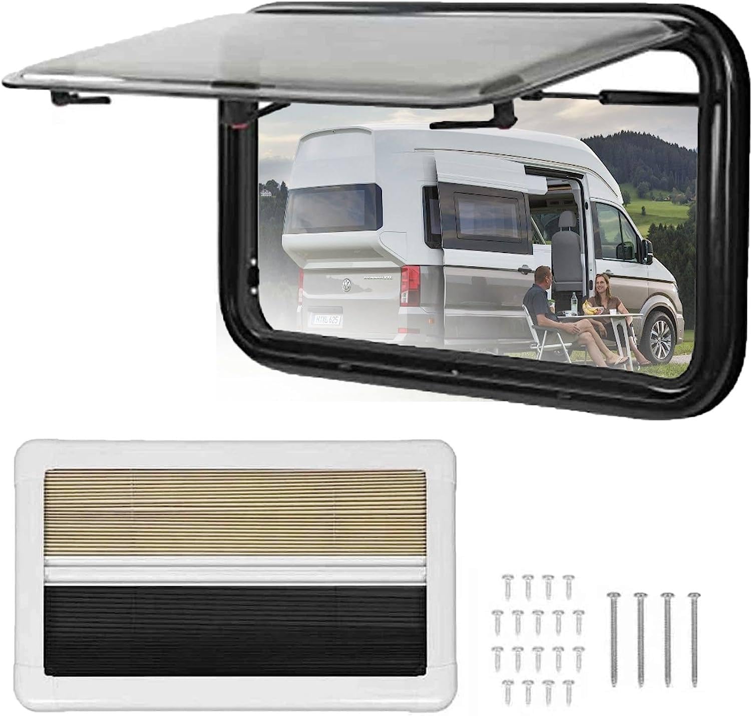Amazon.com: RV Emergency Window Fit Camper Wall Door, Travel Trailer ...